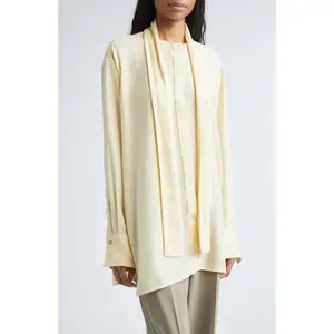 TOTEME Oversized Twill Scarf Shirt
