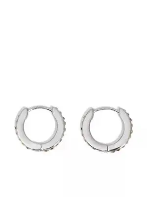 Bimba Y Lola Double-logo Hoop Earrings
