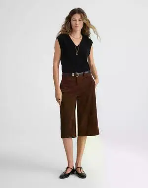 Madewell Suede Culottes