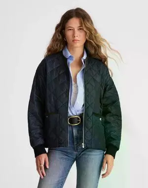 Madewell Quilted Bomber Jacket
