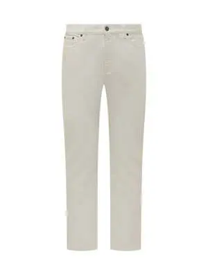 Zegna Cotton Five-Pocket Trousers - White
