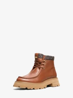 Michael Kors Cade Leather Ankle Boot