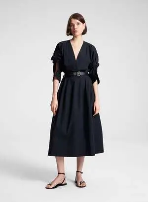 A.L.C. Jordan Stretch Cotton Midi Shirtdress