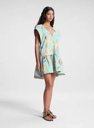 A.L.C. Ember Printed Mini Dress