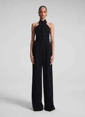 A.L.C. Murphy Ii Wide-leg Jumpsuit - Black