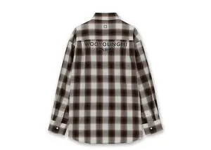 WOOYOUNGMI Back Logo Check Shirt