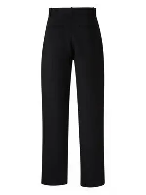 Khaite Pleated High-waisted Trousers