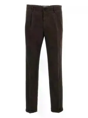 Incotex Pleated Straight-leg Trousers