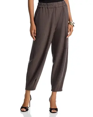 Aqua Balloon Trousers - Gray Melange