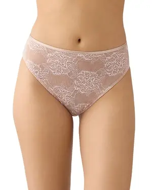 Wacoal Full Bloom Hi Cut Brief - Rose Dust
