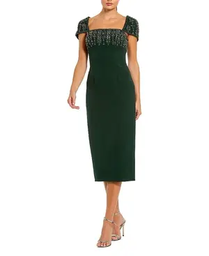 Mac Duggal Cap Sleeves Cocktail Dresses