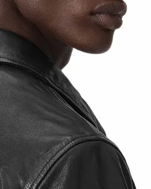 ALLSAINTS Nates Leather Jacket - Black