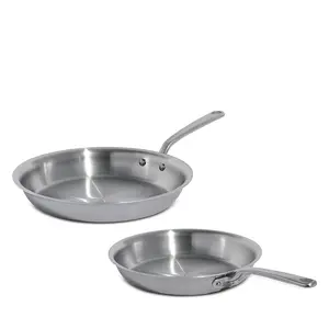 MADE IN 5-ply Stainless Clad 10 & 12 Fry Pan Set - Stainless Steel