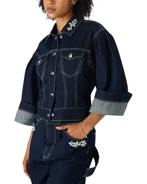Steve Madden Dorothy Wide Sleeve Denim Jacket