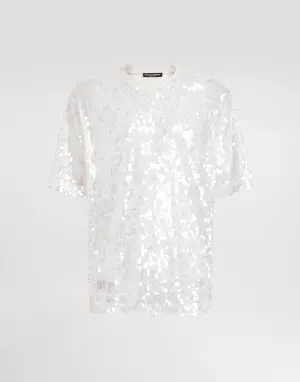 Sequin Shirt White