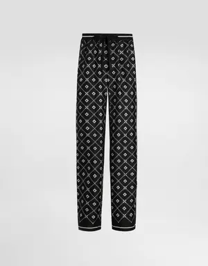 Dolce & Gabbana Printed Twill Trousers