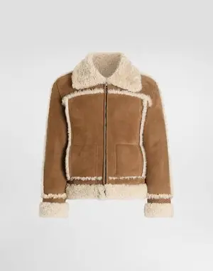Dolce & Gabbana Sheepskin Jacket - Beige