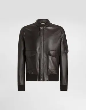 Dolce & Gabbana Plongé Lambskin Biker Jacket