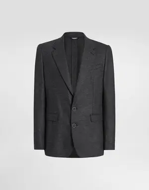 Dolce & Gabbana Single-breasted Taormina Wool Jersey Jacket