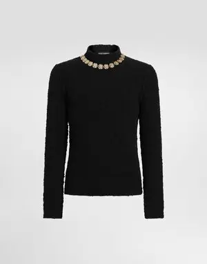 Dolce & Gabbana High-neck Wool Pullover