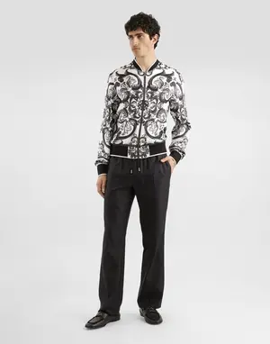 Dolce & Gabbana Majolica-print Twill Jacket - Multicolor