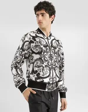 Dolce & Gabbana Majolica-print Twill Jacket - Multicolor