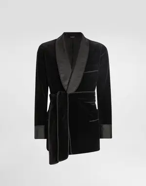 Dolce & Gabbana Smooth Velvet Robe