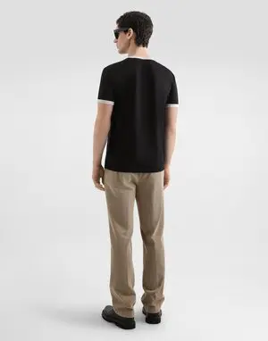 Dolce & Gabbana Garment-dyed Velvet Trousers - Beige