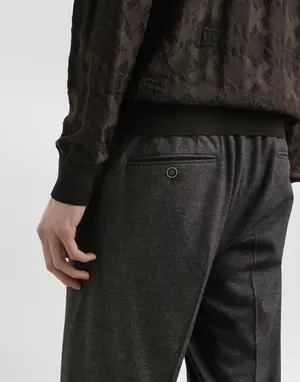 Dolce & Gabbana Wool Jersey Trousers