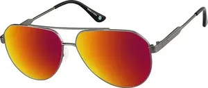 Zenni Aviator Full Rim Sunglasses - Gray