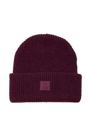 Pink Knit Beanie - Purple