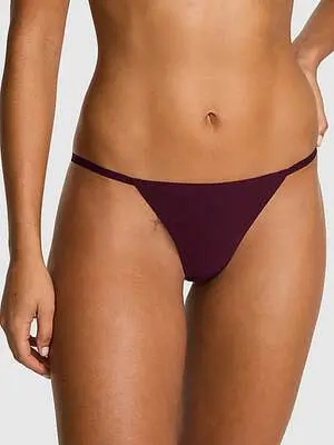 Pink No-show V-string Panty - Purple
