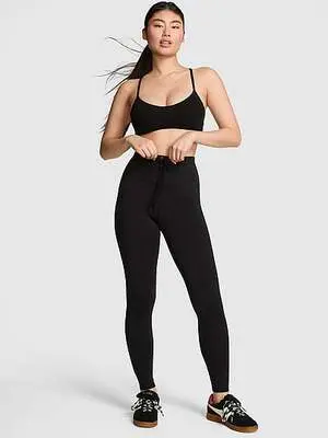 Pink Adjustable Sports Pants For Women