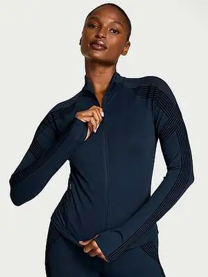 Victoria's Secret Vsx Elevate™ Redefined Contours Full-zip Jacket - Blue