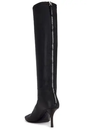 Acne Studios Back Zip Leather Boots