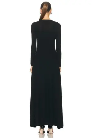 TOM FORD Crewneck Column Dress - Black