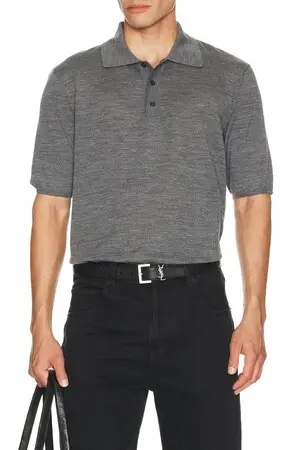 Saint Laurent Polo - Grey