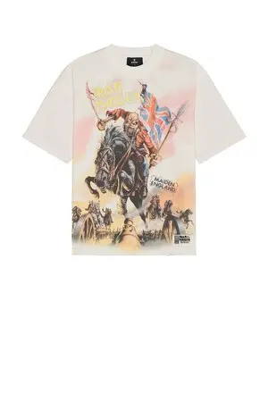 REPRESENT X Iron Maiden Steed Tee In White - Flat White