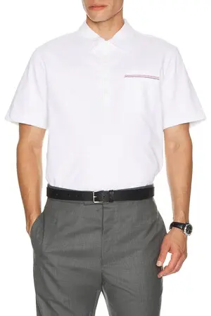 Thom Browne Oversized Short Sleeve Polo
