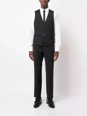 BOSS Adjustable Cotton-blend Waistcoat