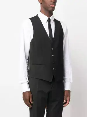 BOSS Adjustable Cotton-blend Waistcoat