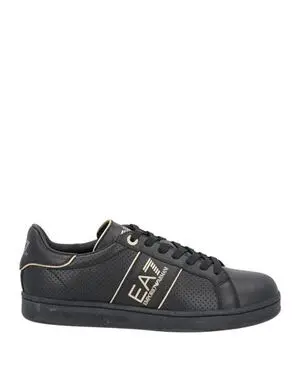 EA7 Soft Leather Sneakers