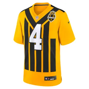 Nike Dk Metcalf Pittsburgh Steelers Nfl Game Jersey - Yellow