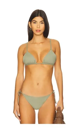 ANEMOS String Triangle Bikini Top - Laurel