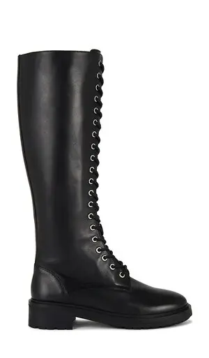 Women's Lace Up Block Heel Boots