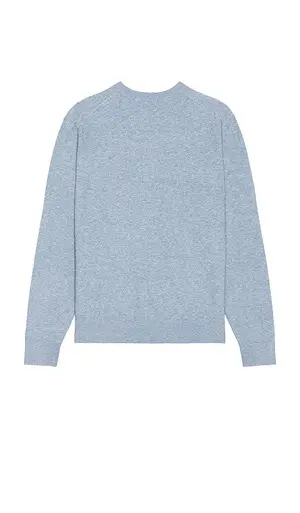 Theory Riland Crewneck Sweater - Light Blue Lake Melange