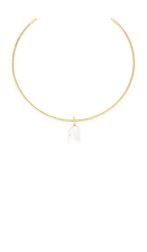 Shashi Jones Necklace Cuff - Gold & Pearl