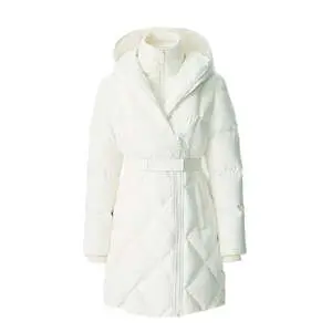 Mackage Ayumi 2-in-1 Long Down Coat With Bib - Cream