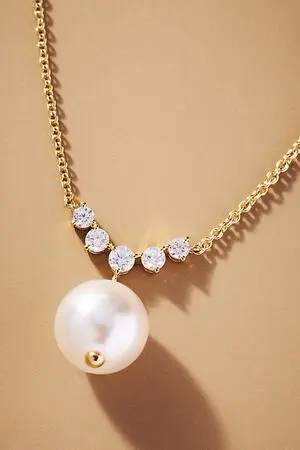 Nadri Venus Pearl Drop Necklace
