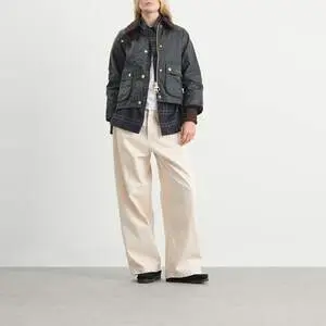 Barbour Cropped Beadnell Wax Jacket